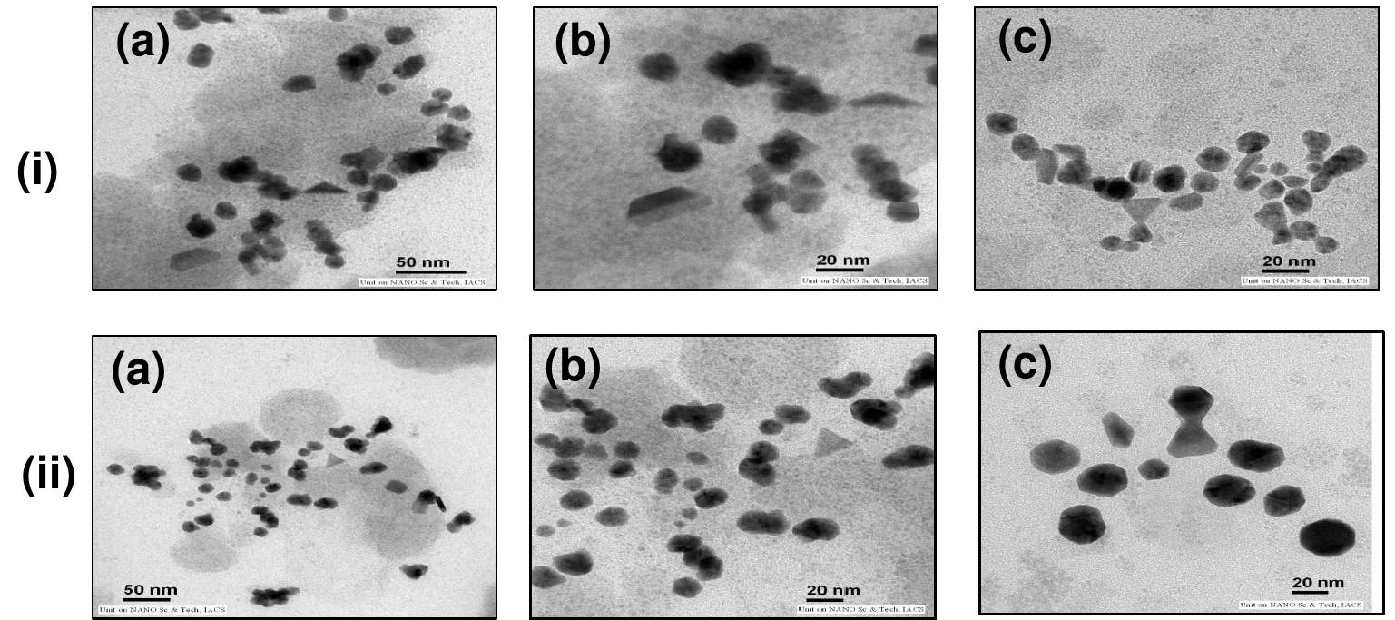 Transmission electron microscopy (tem) images of (1) ag