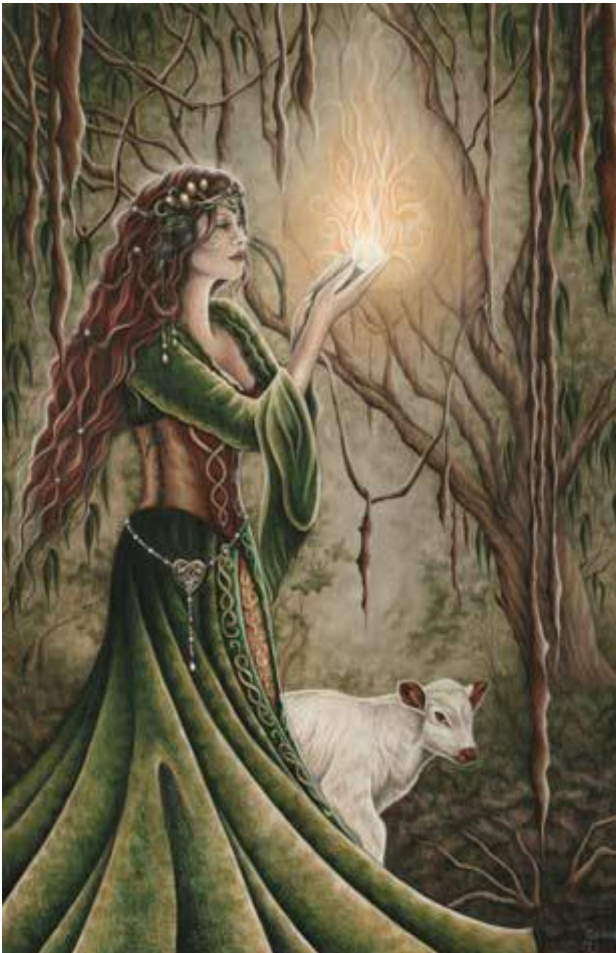 « figure 5 brigid depicted as a goddess of fire/light and a