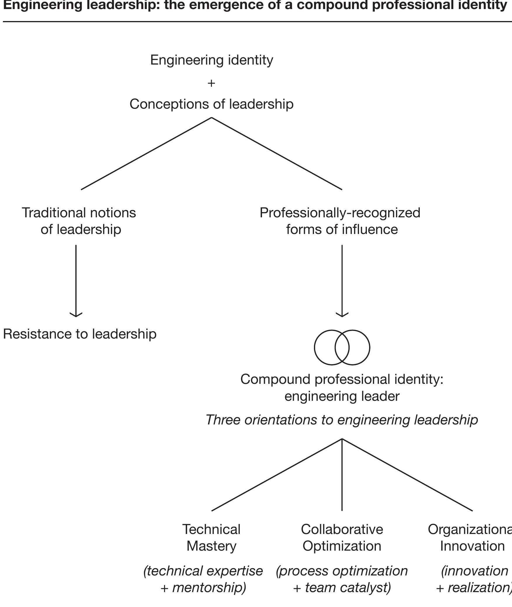 Figure 1 - Engineering leadership: grounding leadership