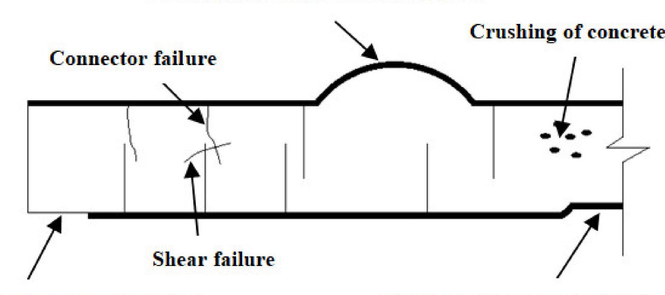 Typical failure modes of scs beam element.