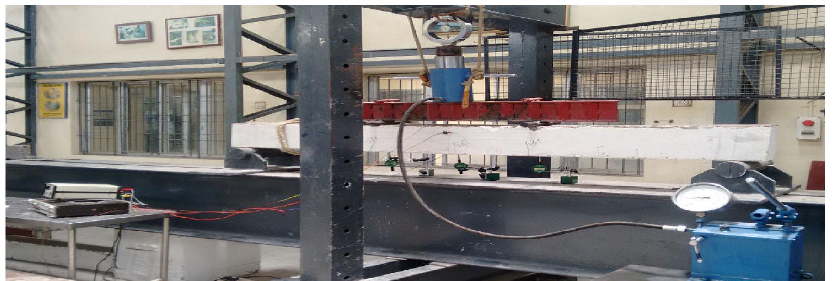 Typical experimental testing arrangement.