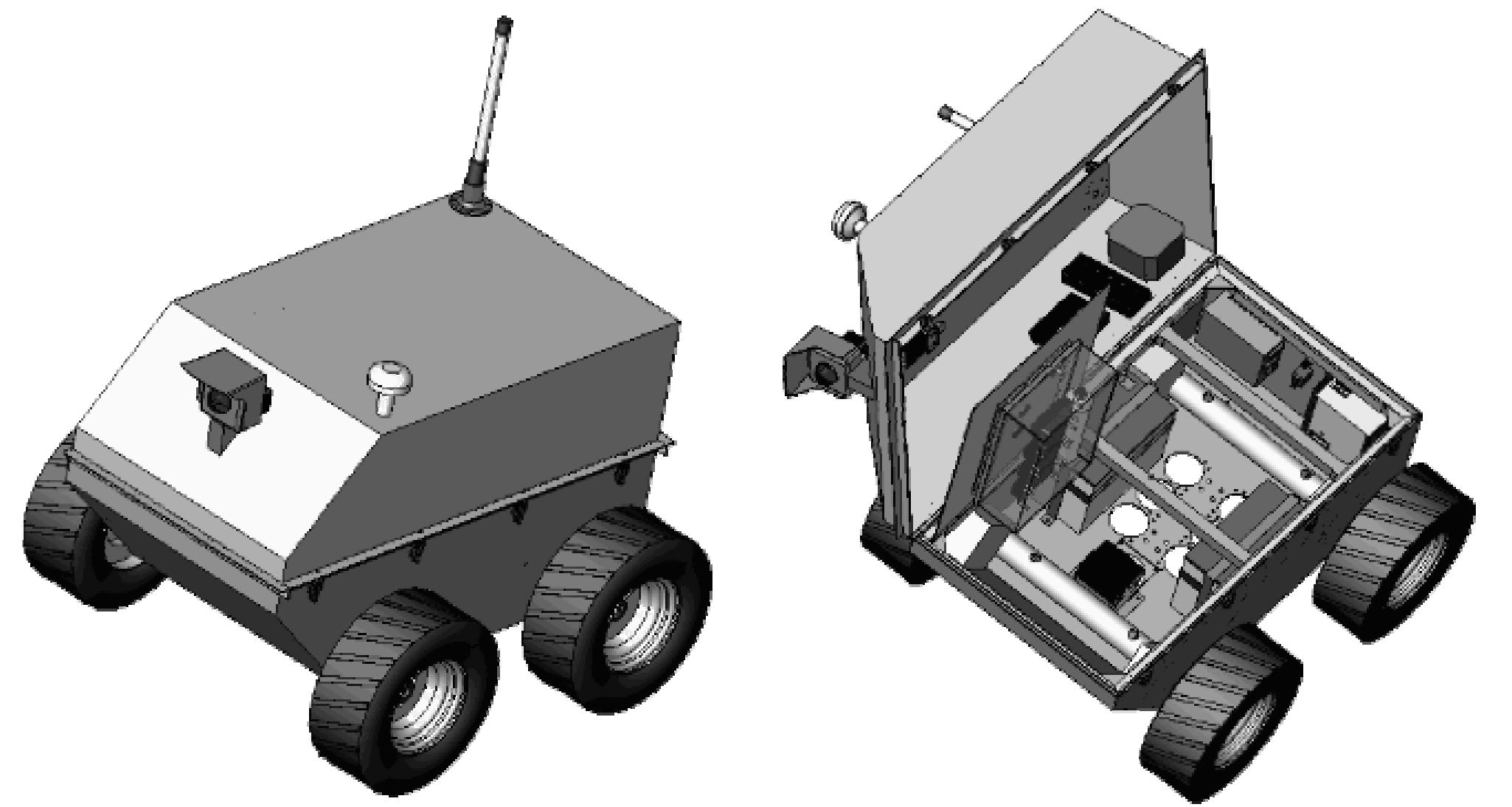 Exterior view of the ugv. figure 2: interior view of the