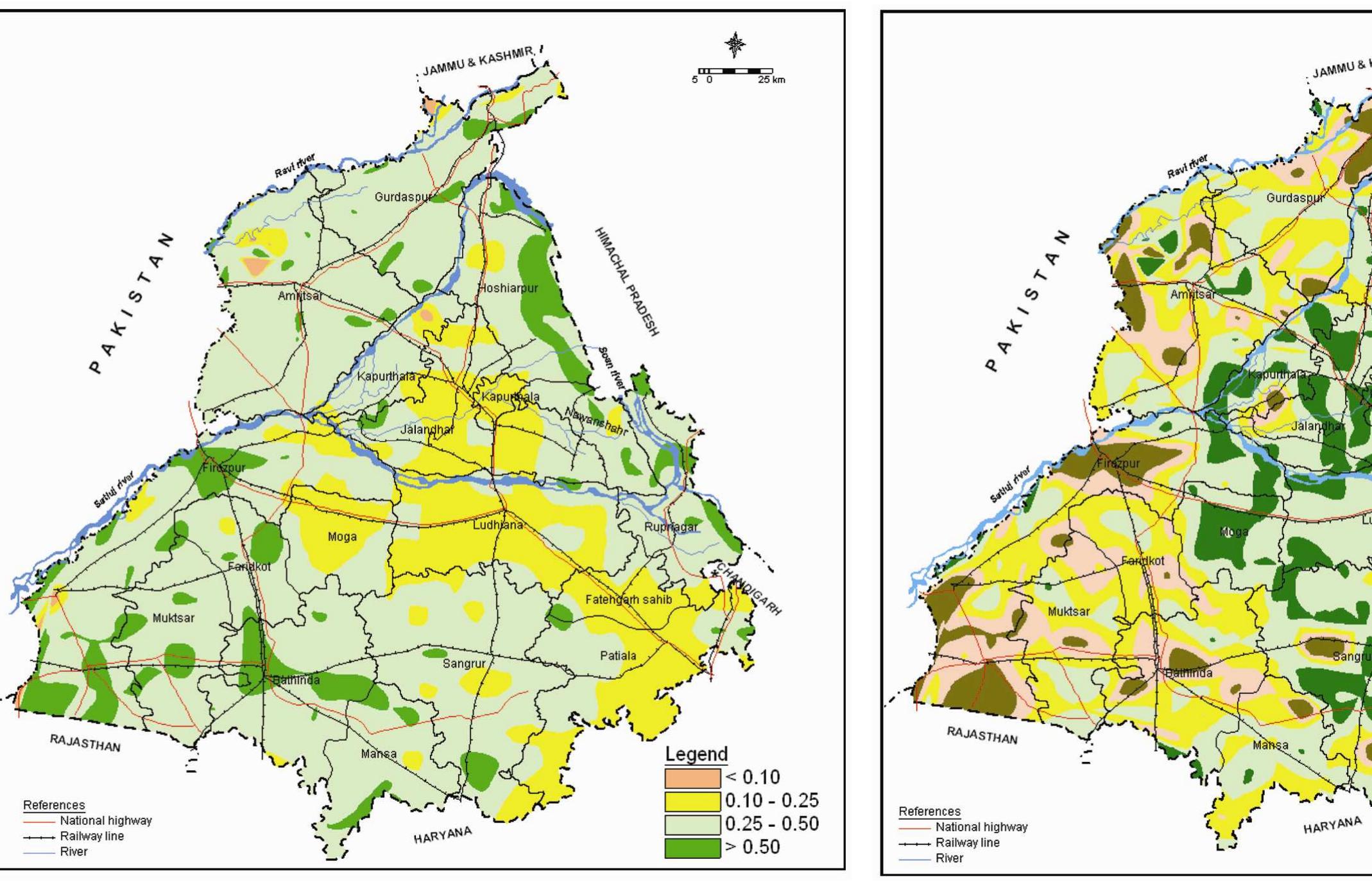 Support practice factor map of punjab. figure 5. cover
