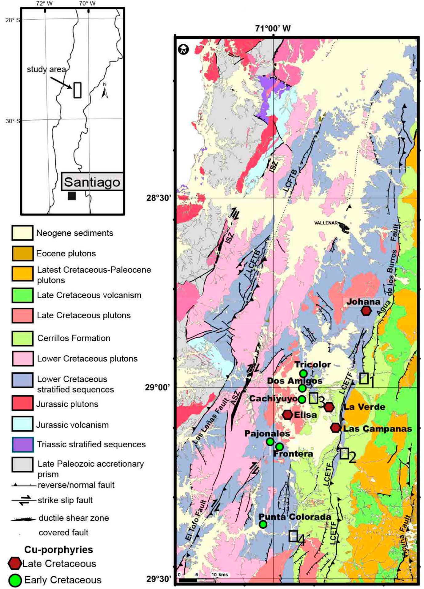 Figure 1 - from Tectonic setting of Cretaceous porphyry