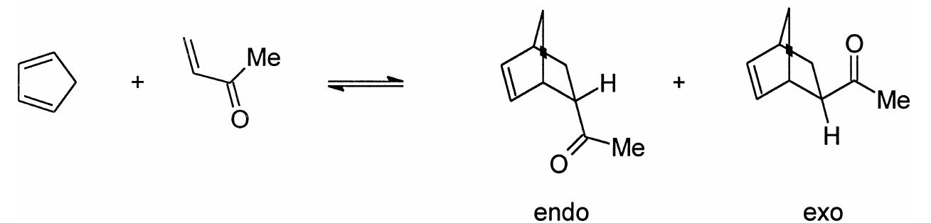 Synthesis of exo- and endo-isomers by diels- alder reaction