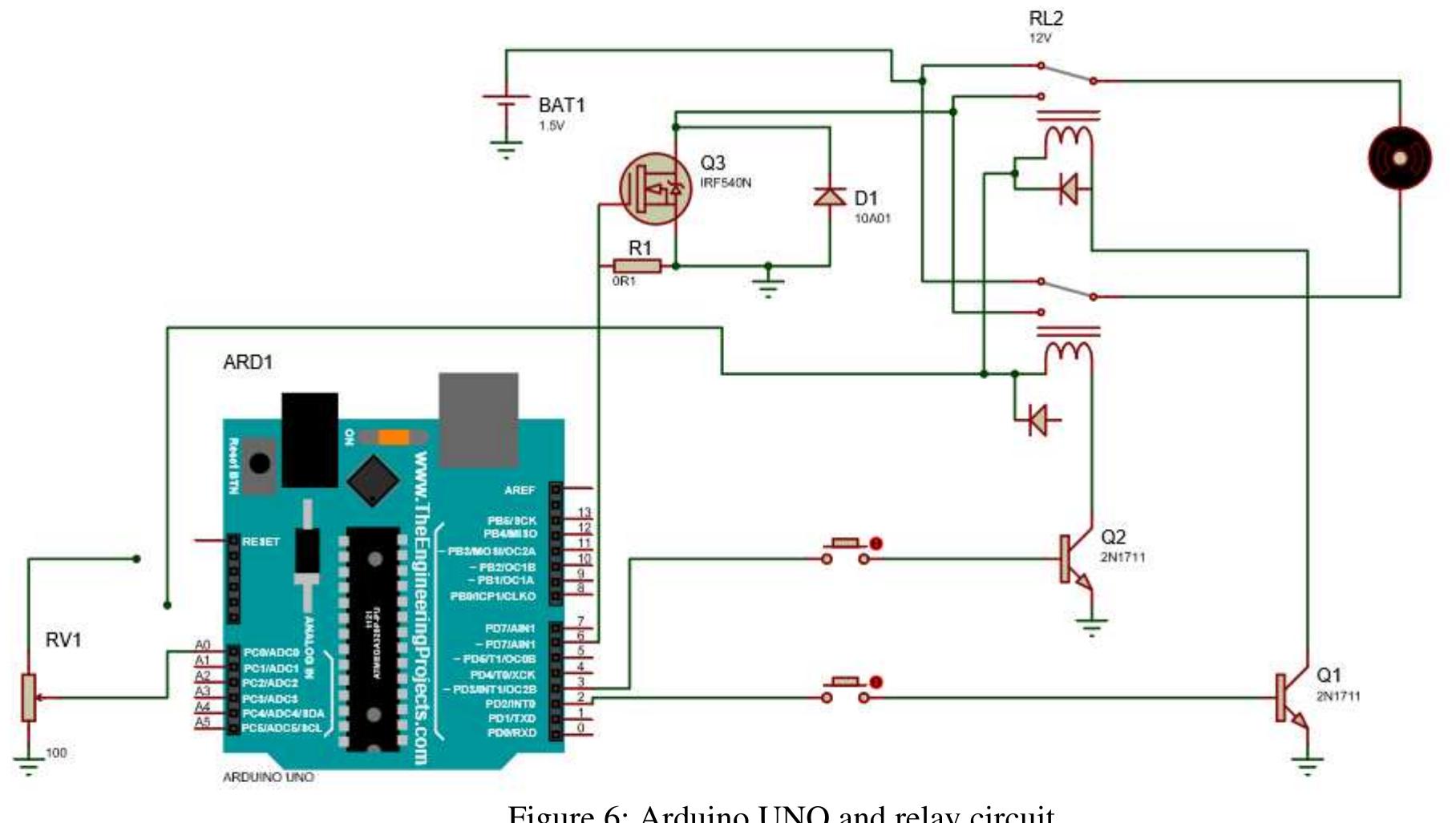 2.3.2 programming the arduino and connecting the relay