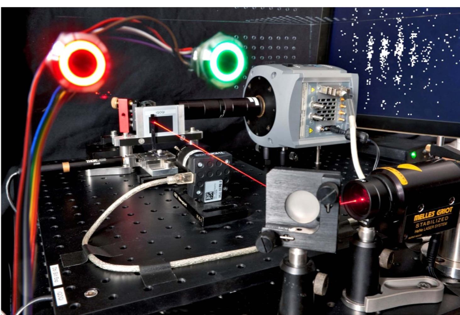 The double-slit experiment, as shown at (ocumenta (13):
