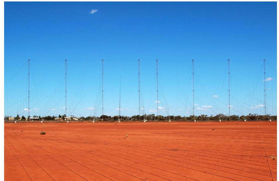 Photograph of the othr transmitter array used in the hilow