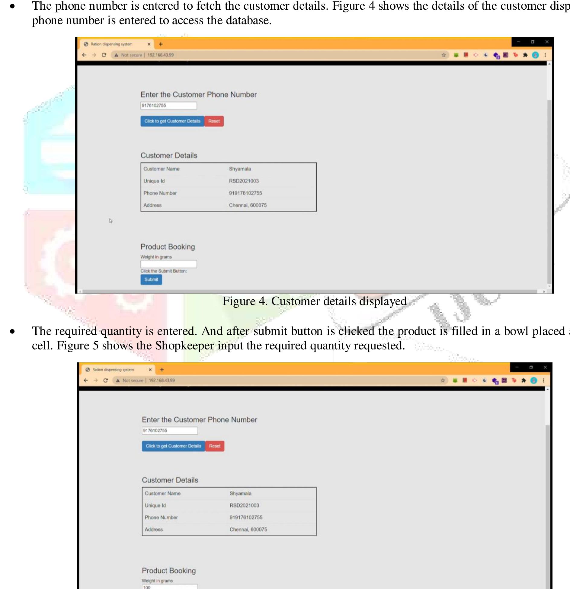 Figure 4 - DESIGN OF IOT BASED SMART RATION DISPENSING