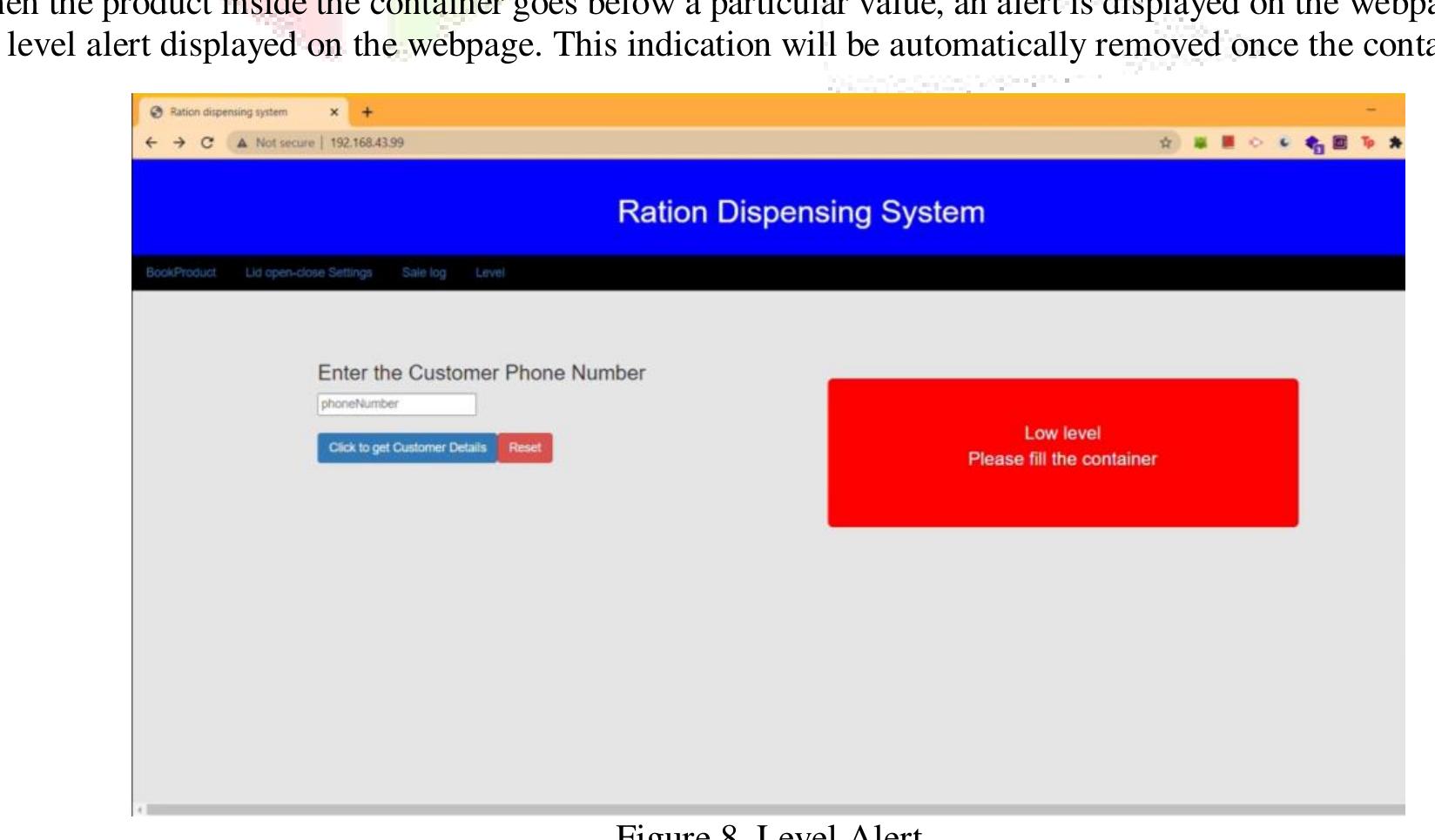 Figure 8 - DESIGN OF IOT BASED SMART RATION DISPENSING