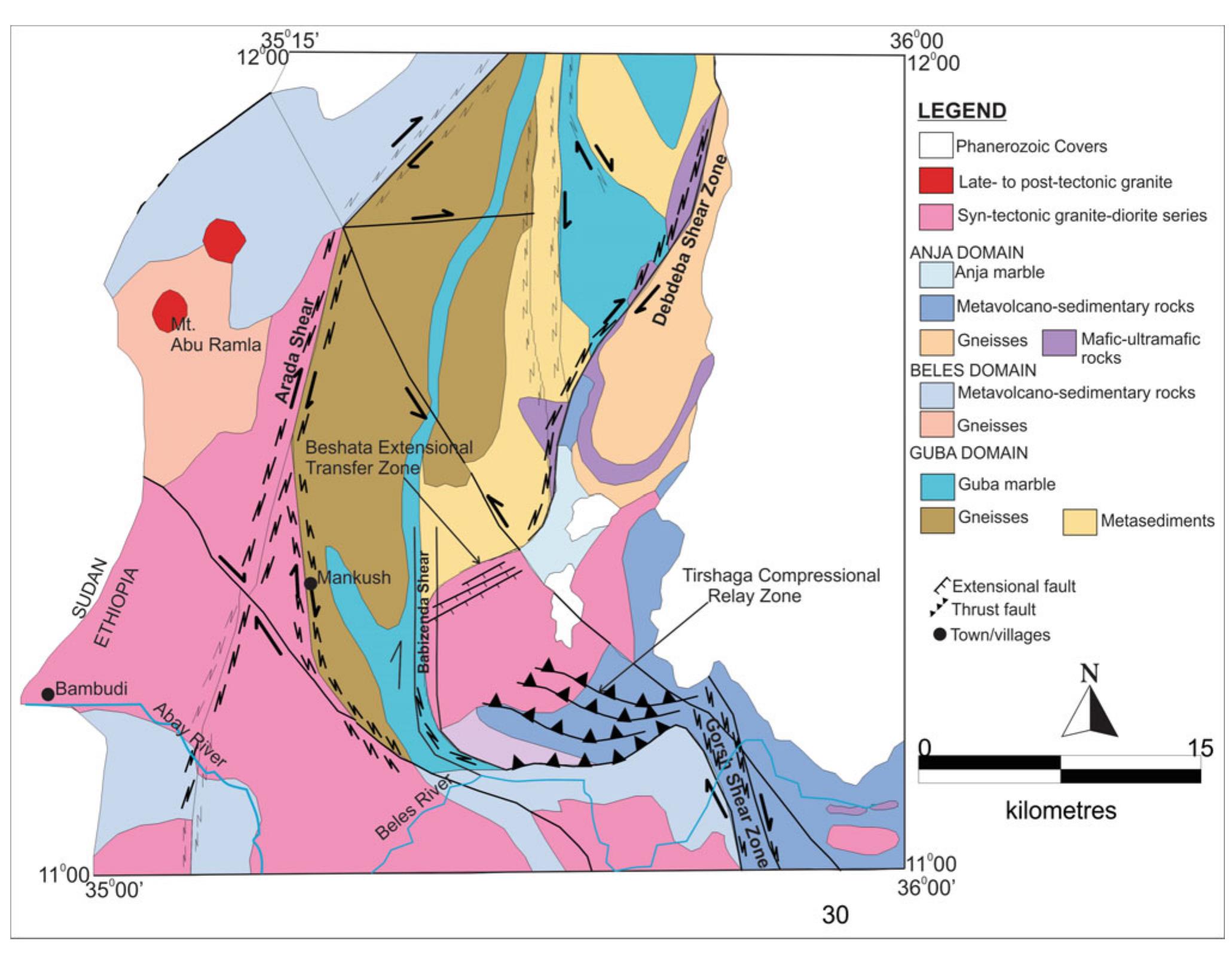 Figure 5 - from Tectonic Evolution of the Pan-African Belt