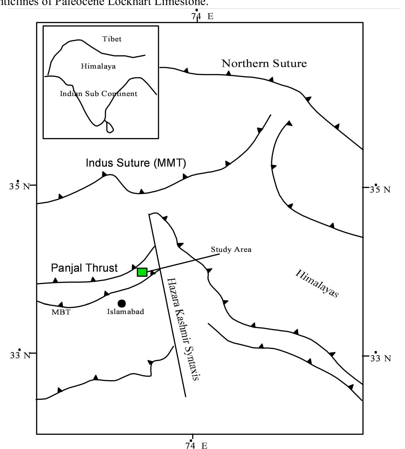 ; tectonic sketch map of northern pakistan modified after