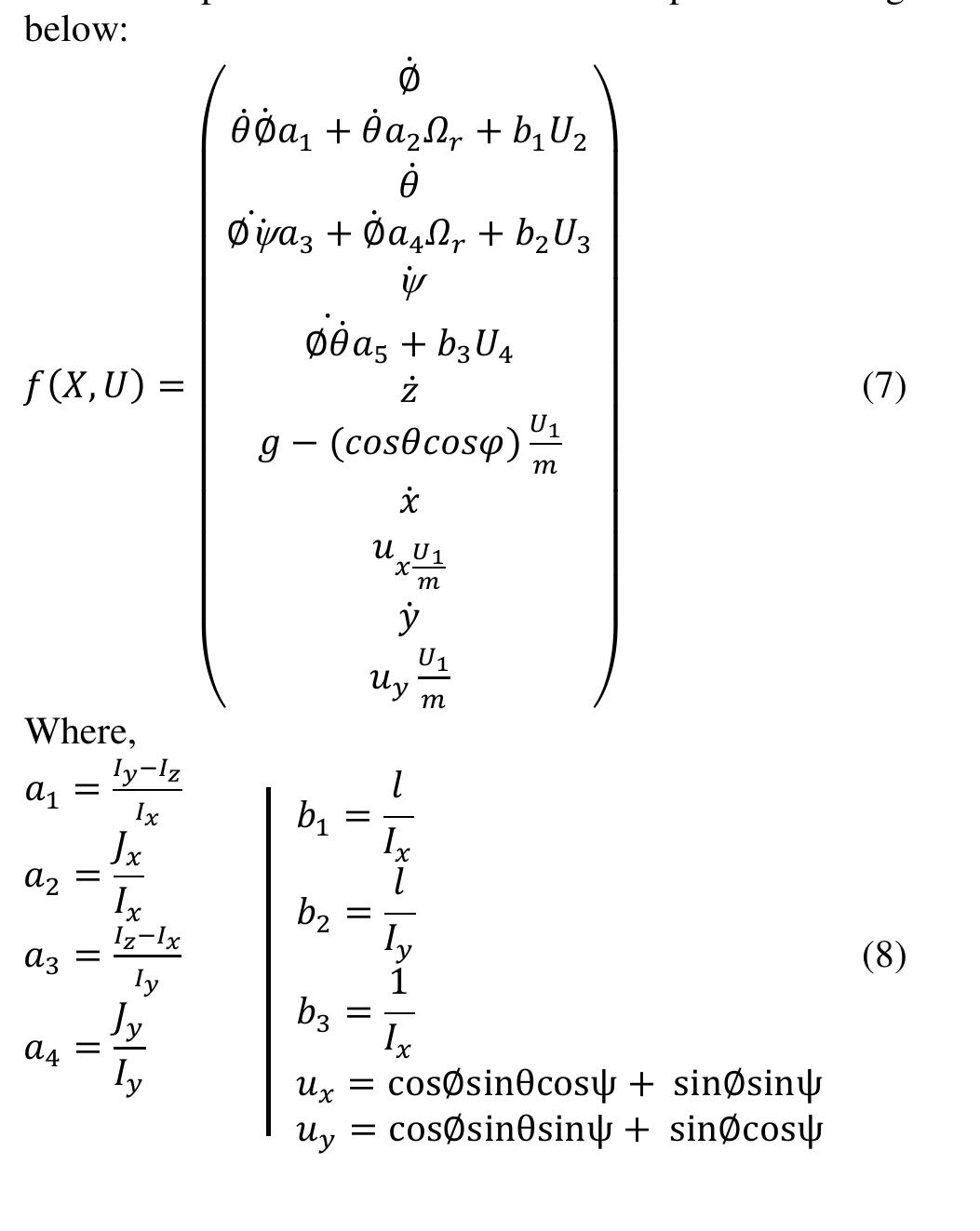 Figure 3 - Quadrotor Control Using PID Controller