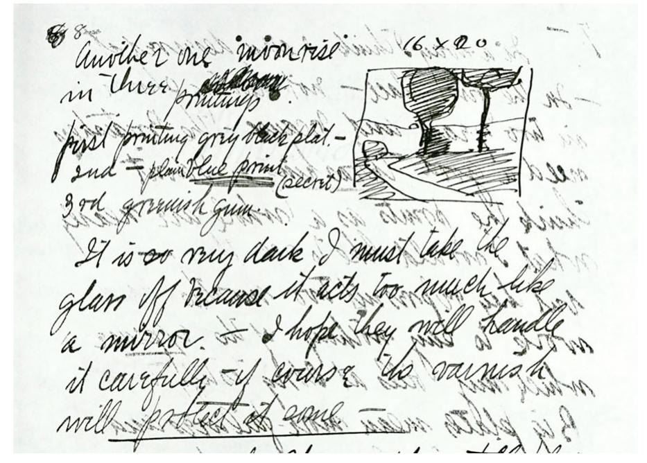 Edward steichen. letter to alfred stieglitz, july 1904.