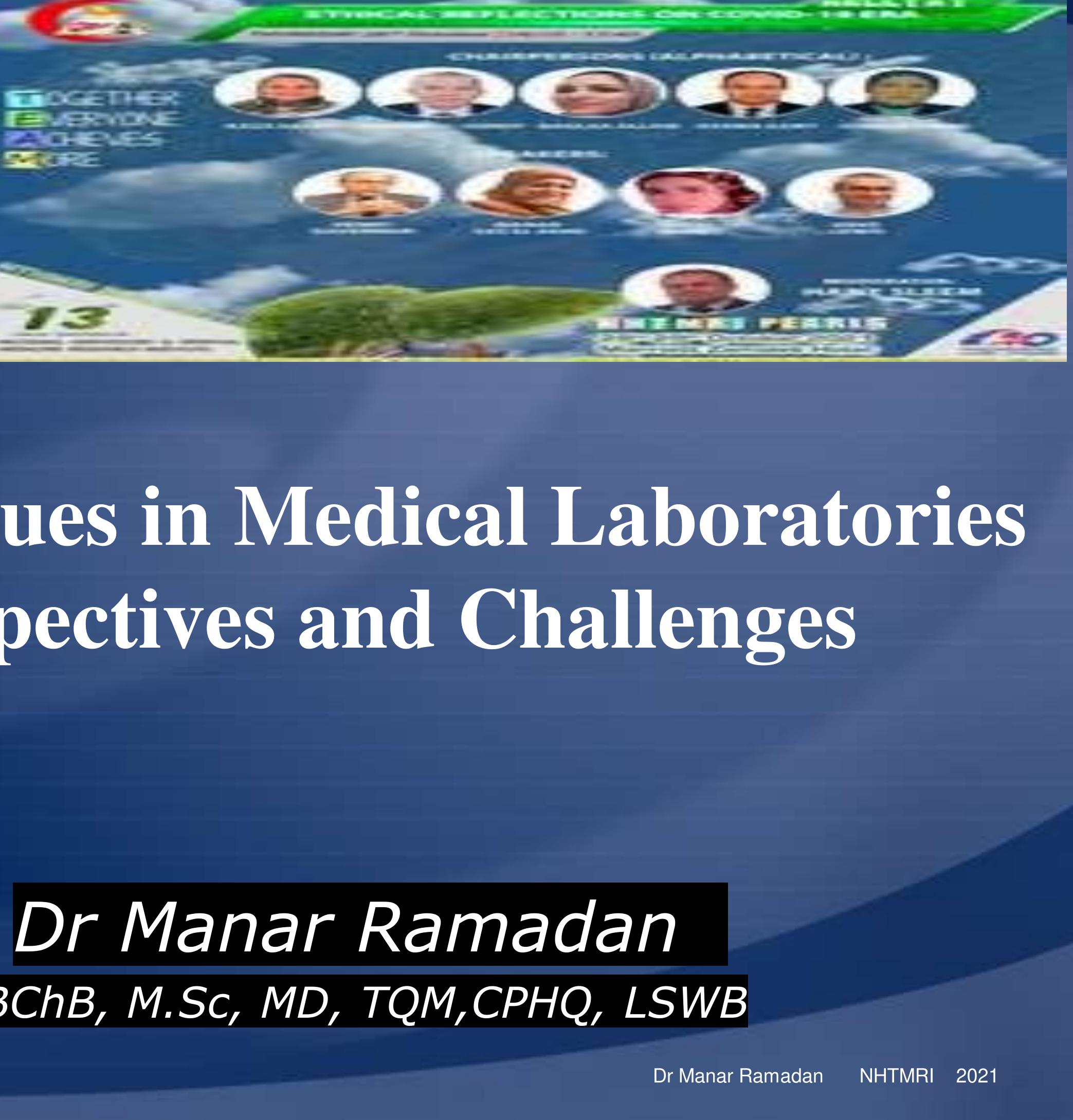 Figure 1 - Ethical issues in medical laboratories