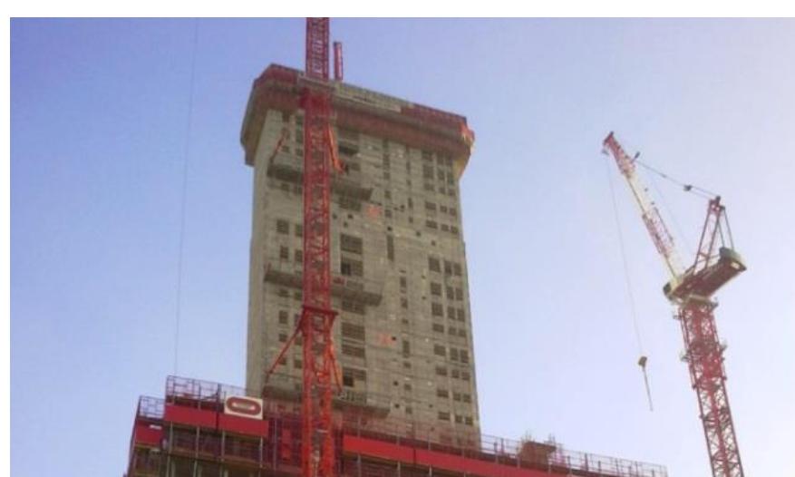 Jump formwork system.