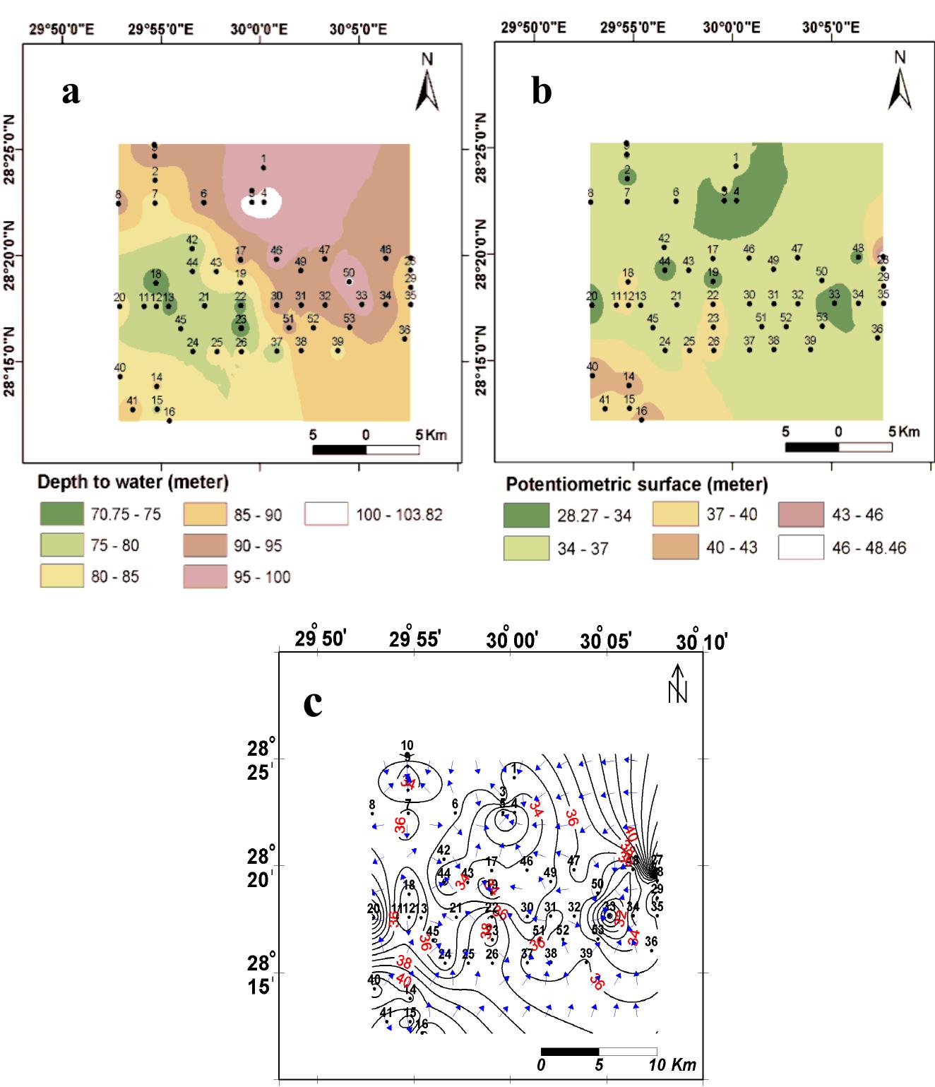 Figure 7 - Groundwater Potentials of Eocene Limestone