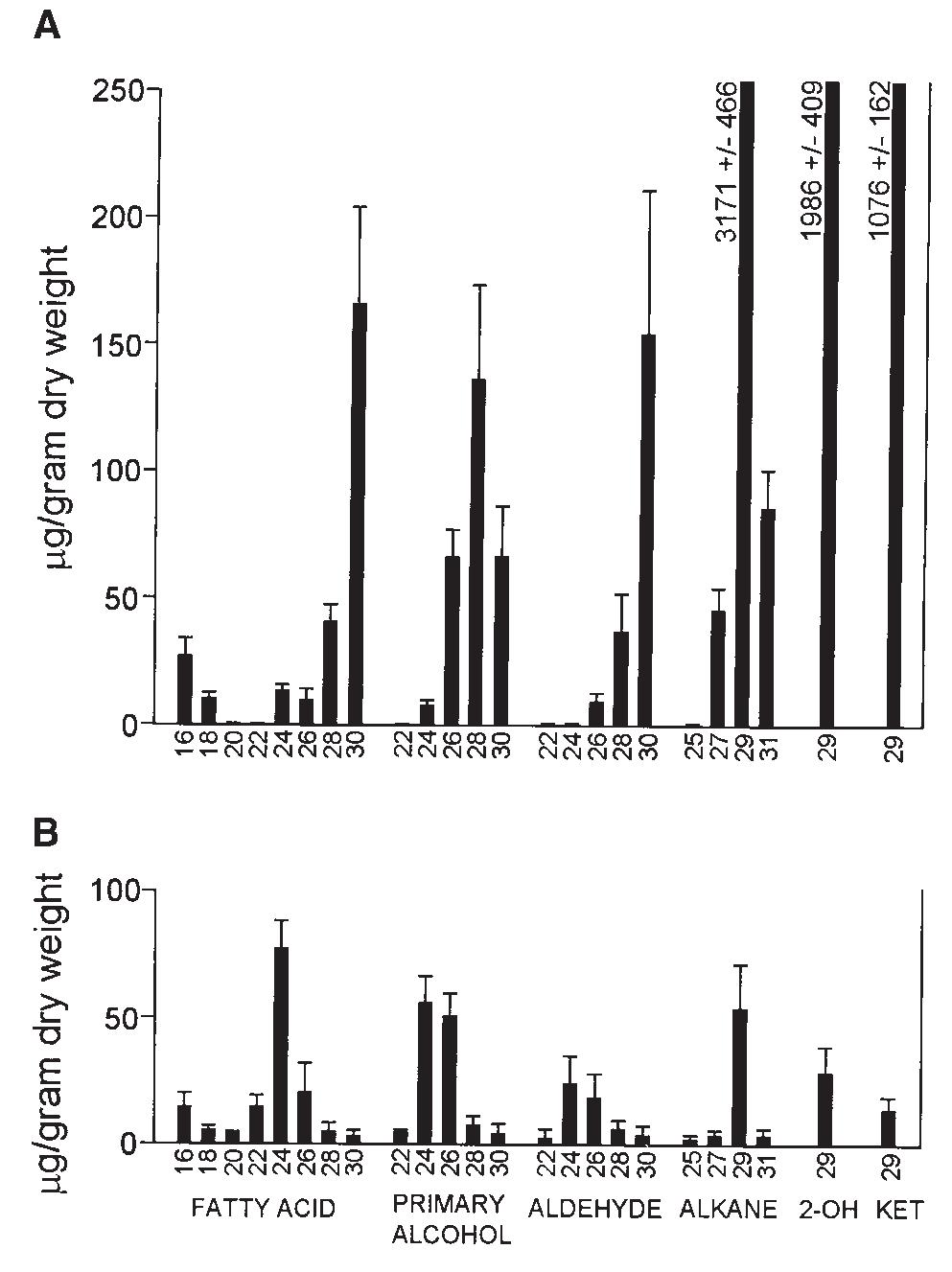 Both decarbonylation and acyl reduction pathways are