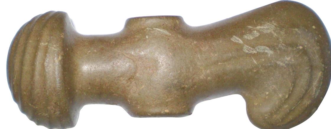 A: stone mace-scepter from the village of glavan (photo:
