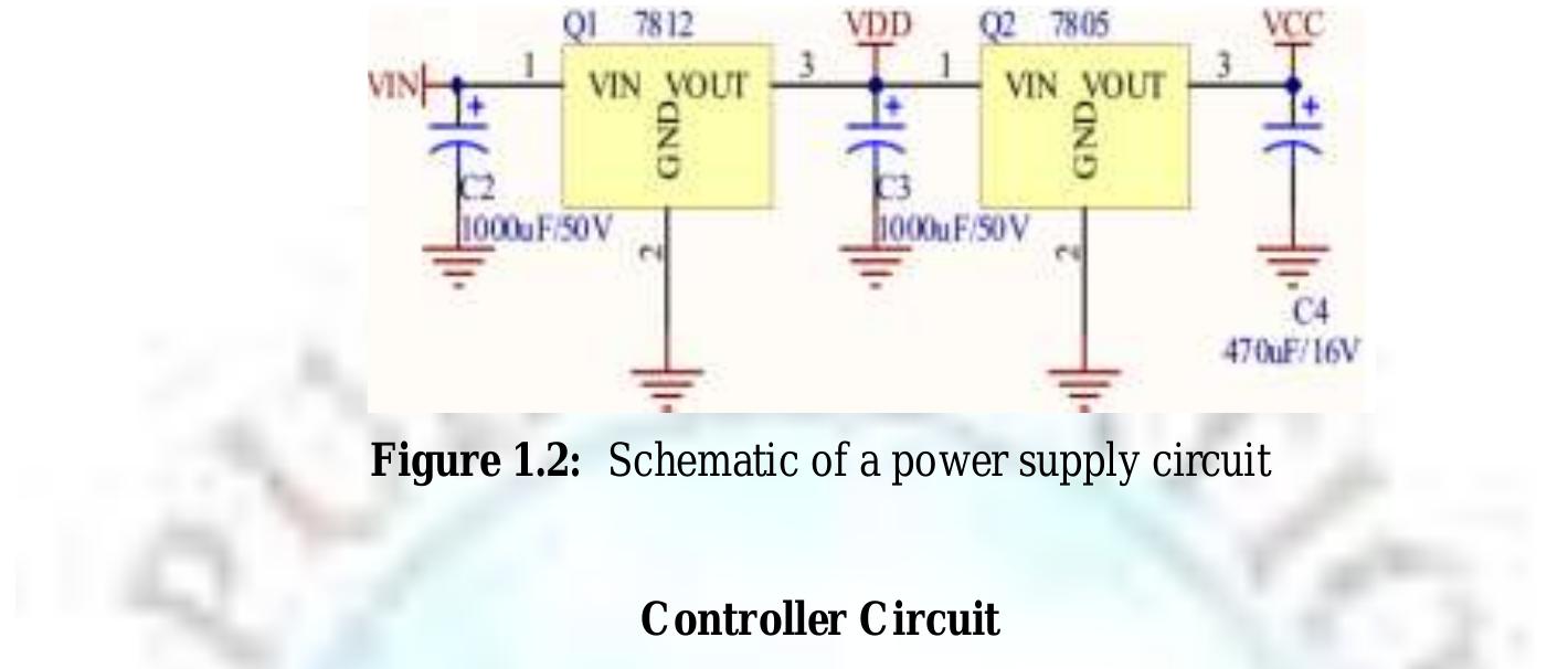 A microcontroller (atmega48) was selected to produce a set