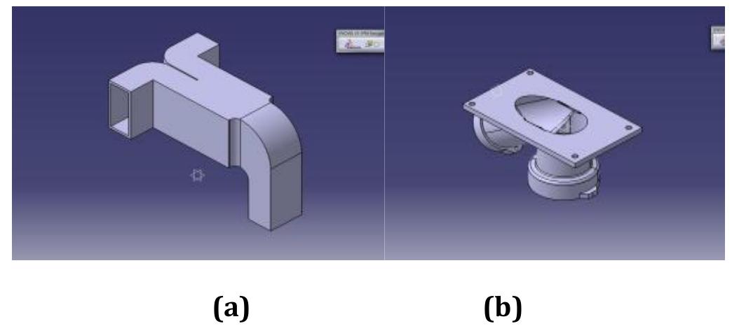 The hydrogen turbine inlet-manifold original-model and