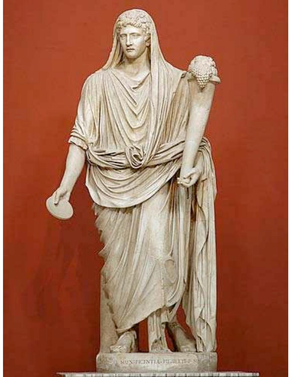 S 9: claudian statue of the imperial genius from puteoli,