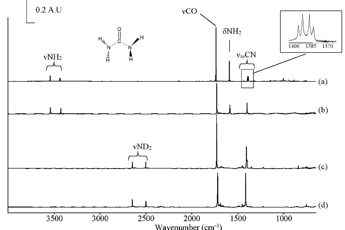 Fourier transform infrared (ftir) spectra of urea-hy