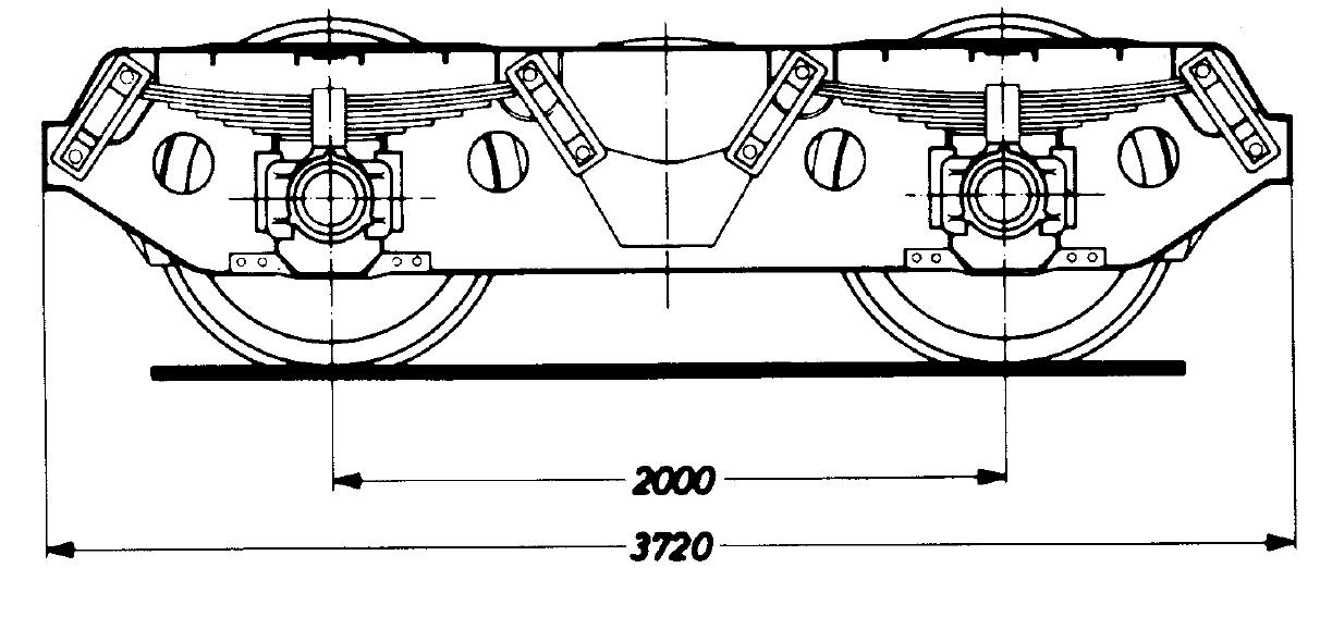 The bogie type 931 (figure 4-1), developed in the 1950’s by