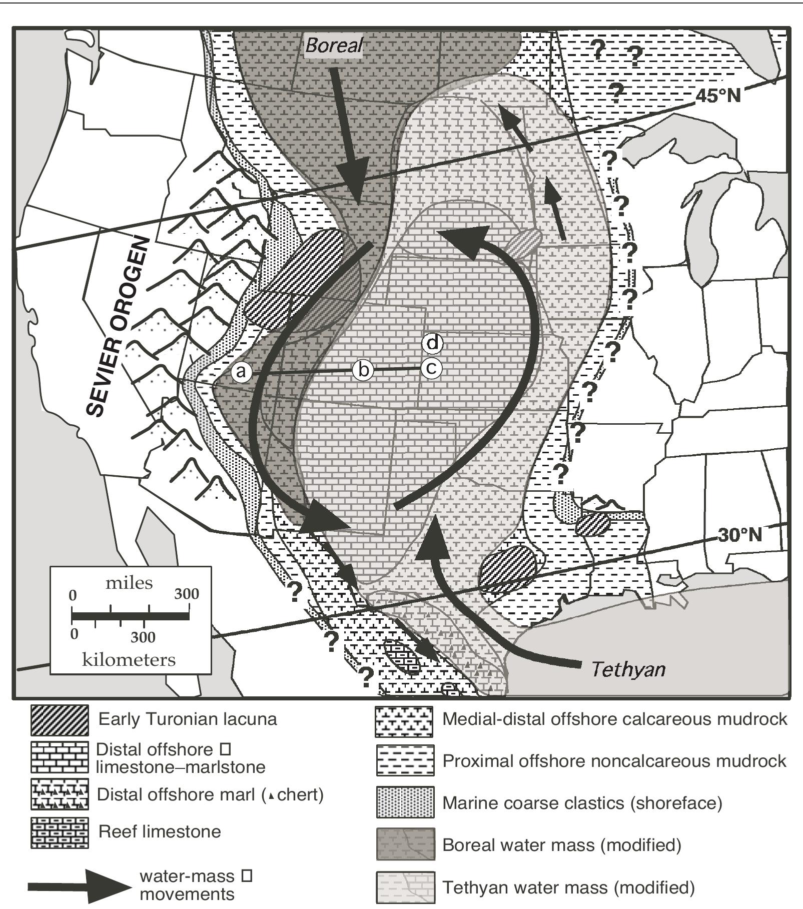 Large-scale depositional cycles, the late cenomanian to