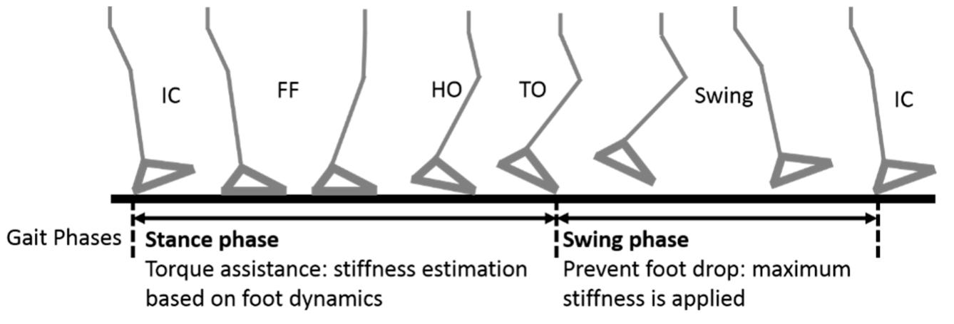 Reported gait phase classifications, namely, 2, 3, and