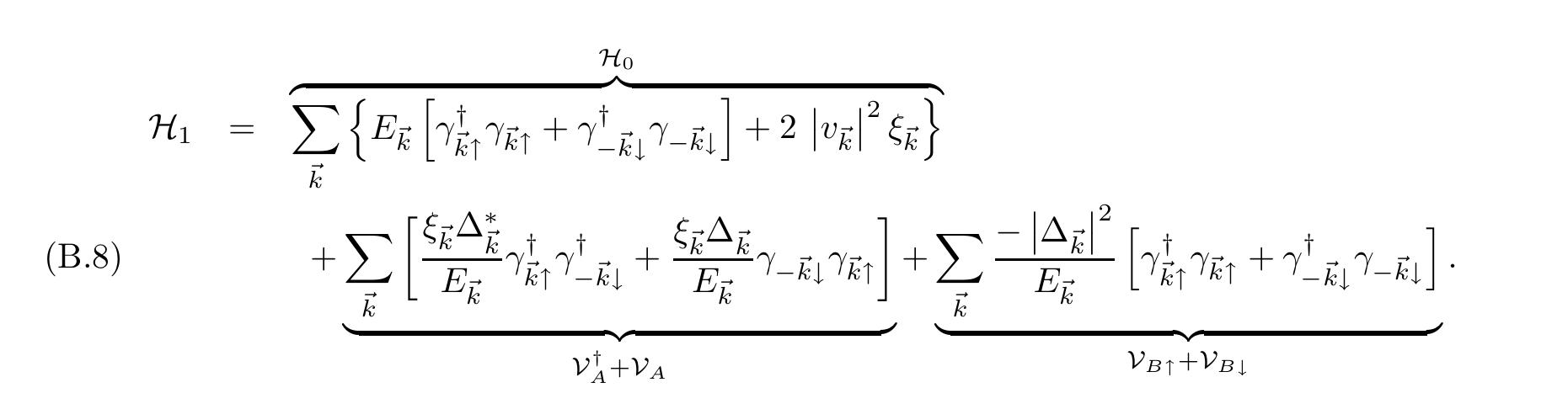 Note that the excitation spectrum of the y—-operators is