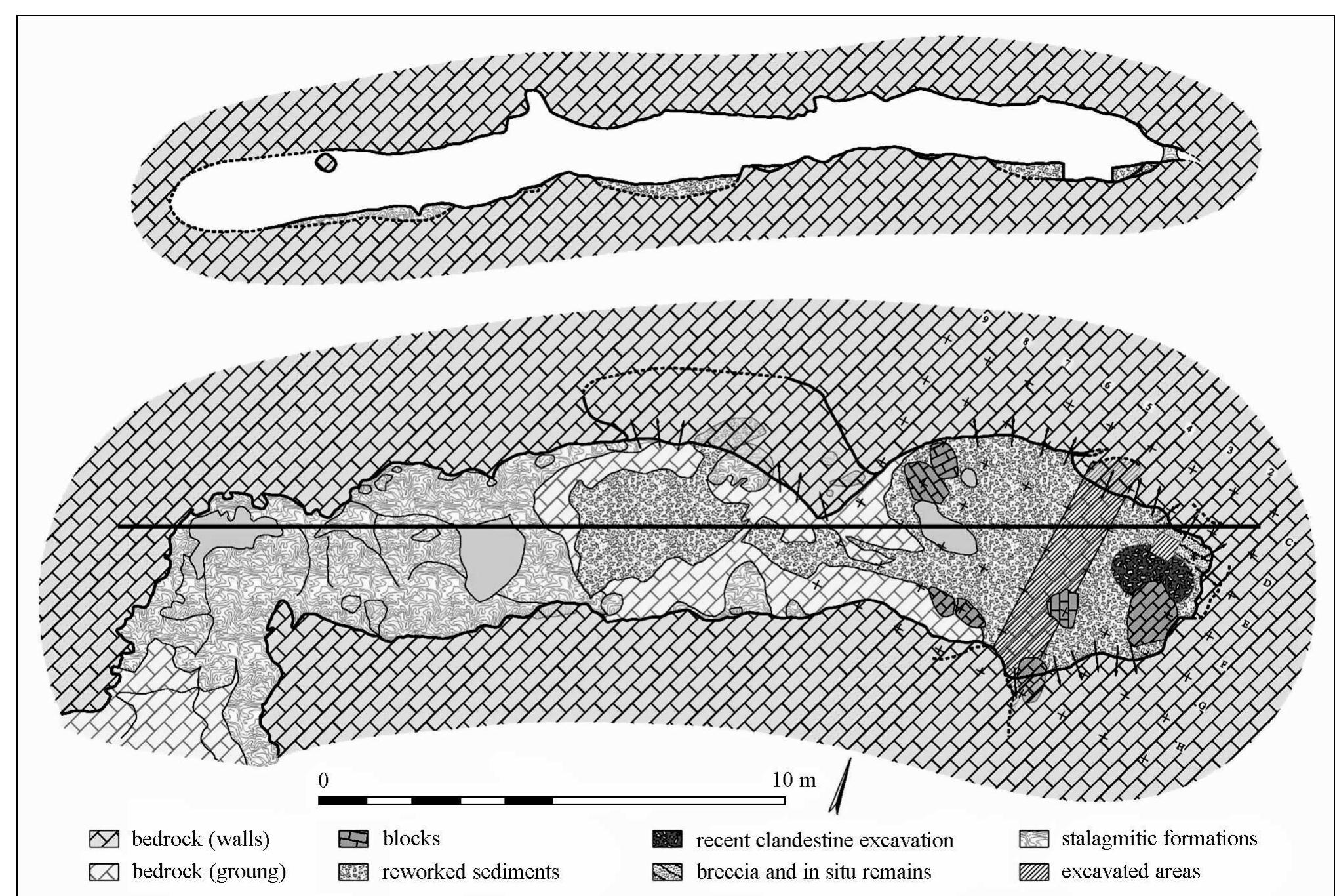 Mar tarik, general map and longitudinal profile of the