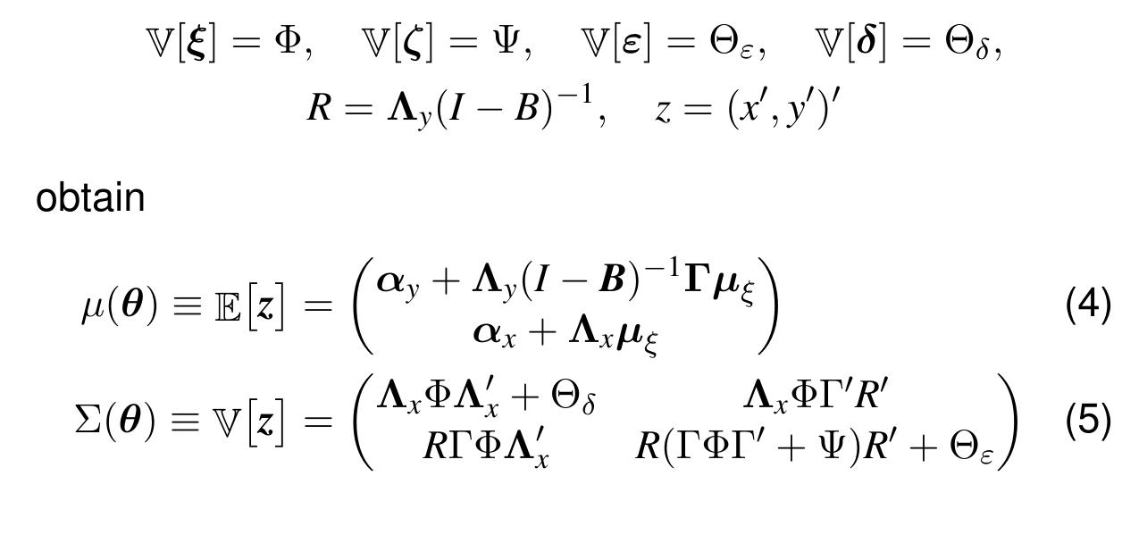Figure 1 - Structural Equation Models with Latent Variables