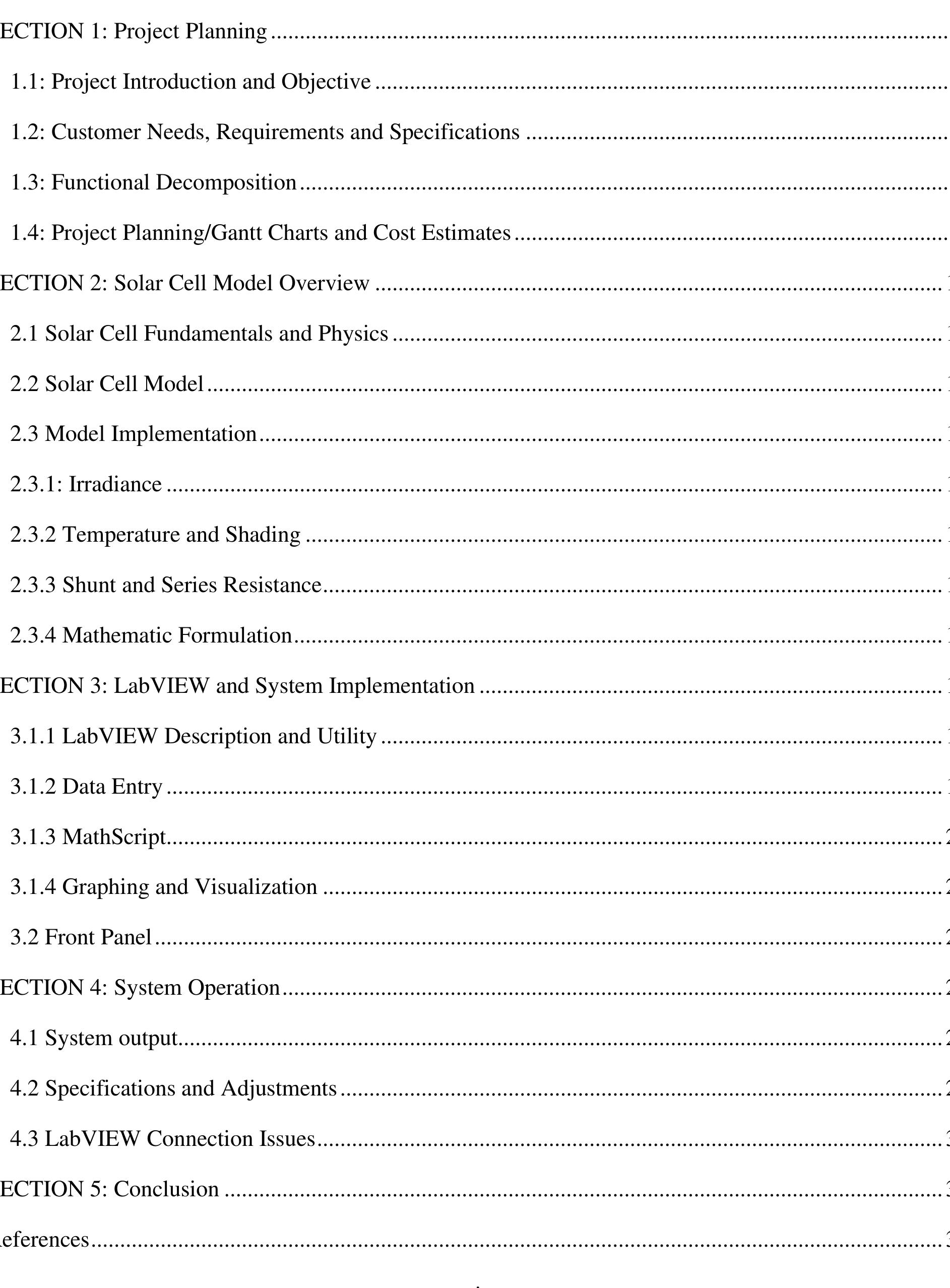 Table 1 Solar Pv Emulator