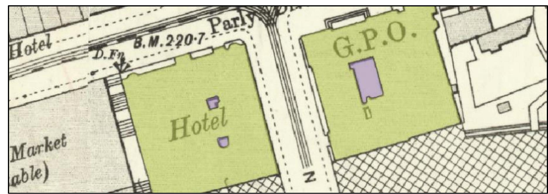 Figure 21 - Building Footprint Extraction from Historic Maps