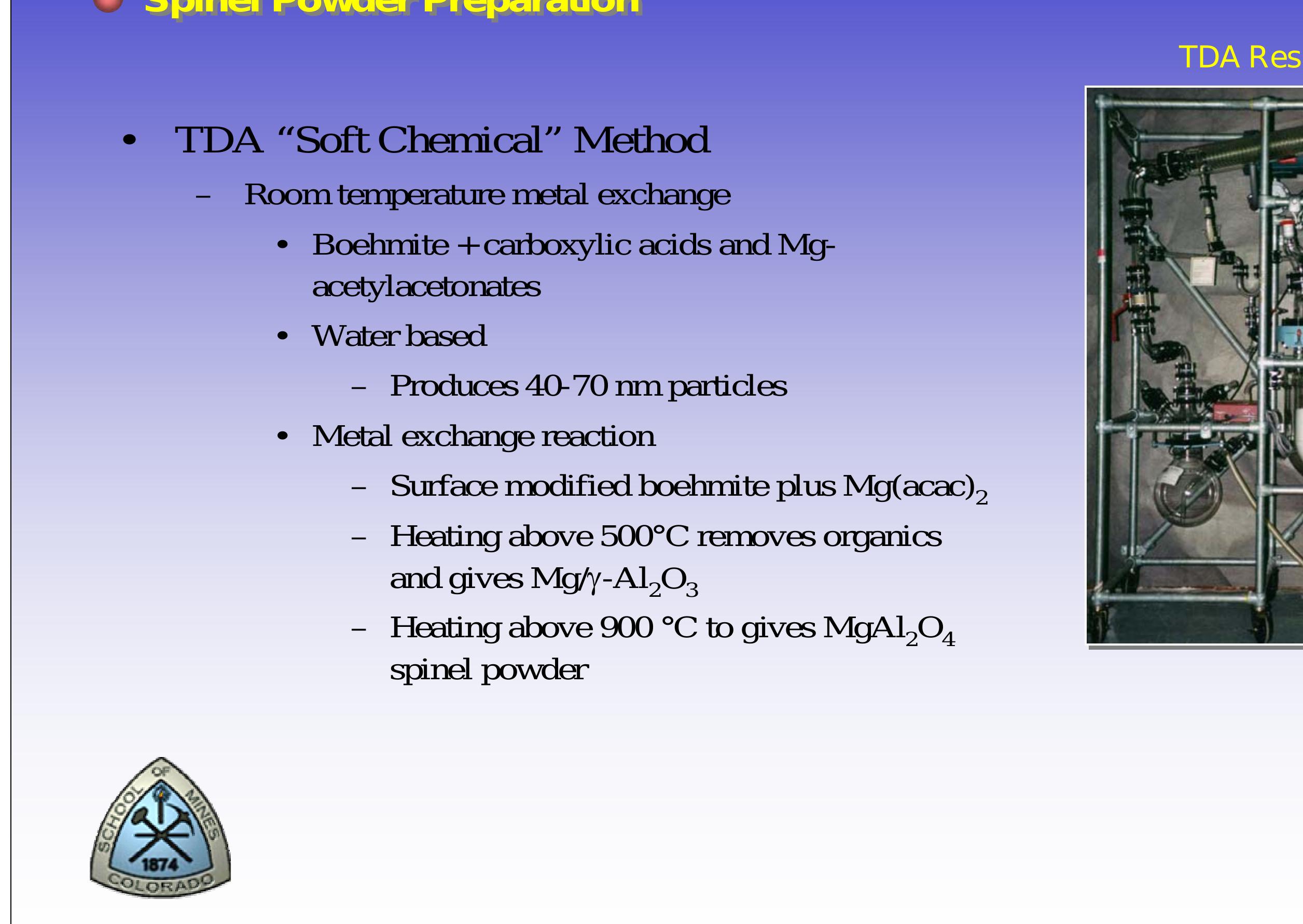 Figure 11 - Transparent Spinel Fabricated from Novel