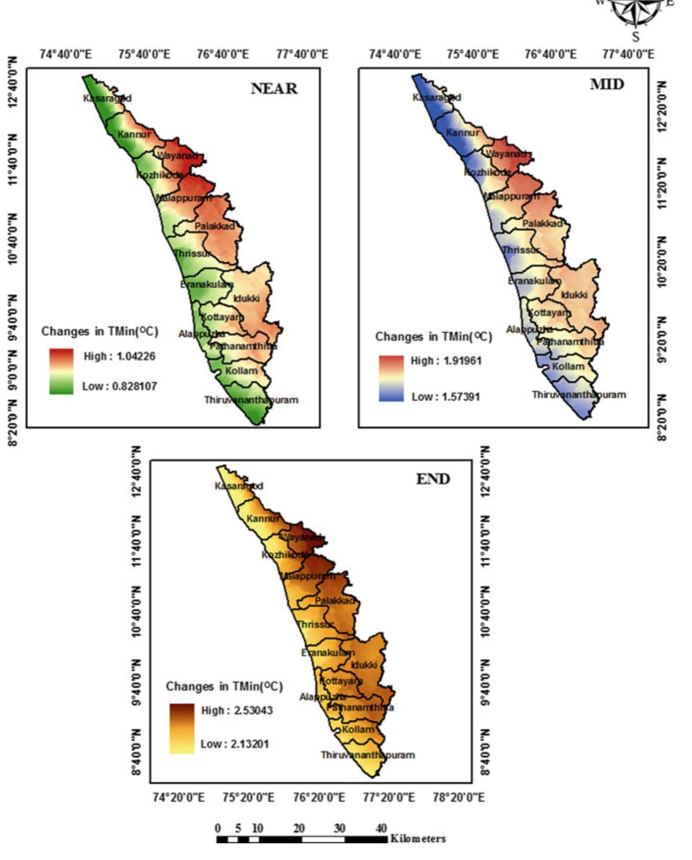 Classification of forests types in kerala