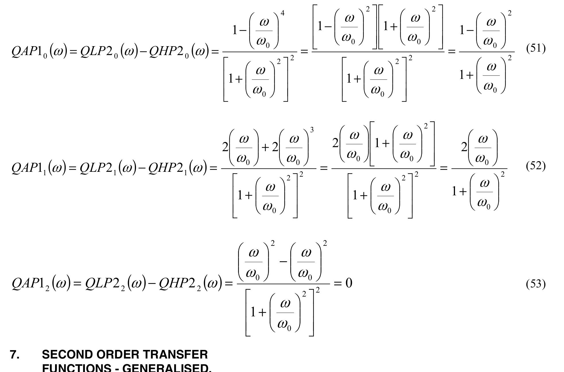The difference between these functions gives a first-order