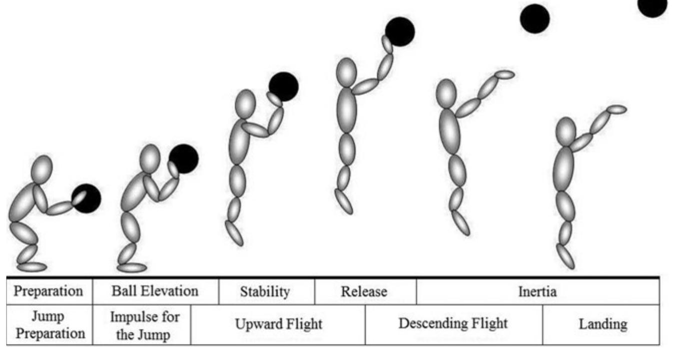 Phases of the jump shot.