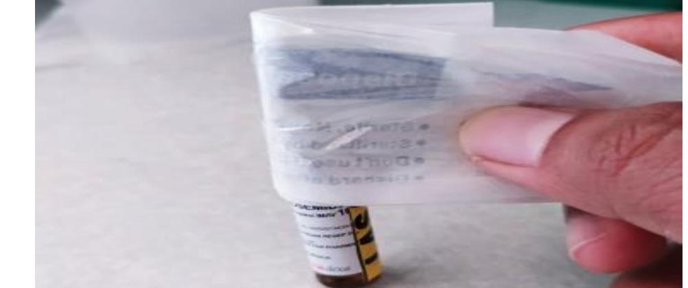 Figure 4 - from Technique to open an ampoule with an