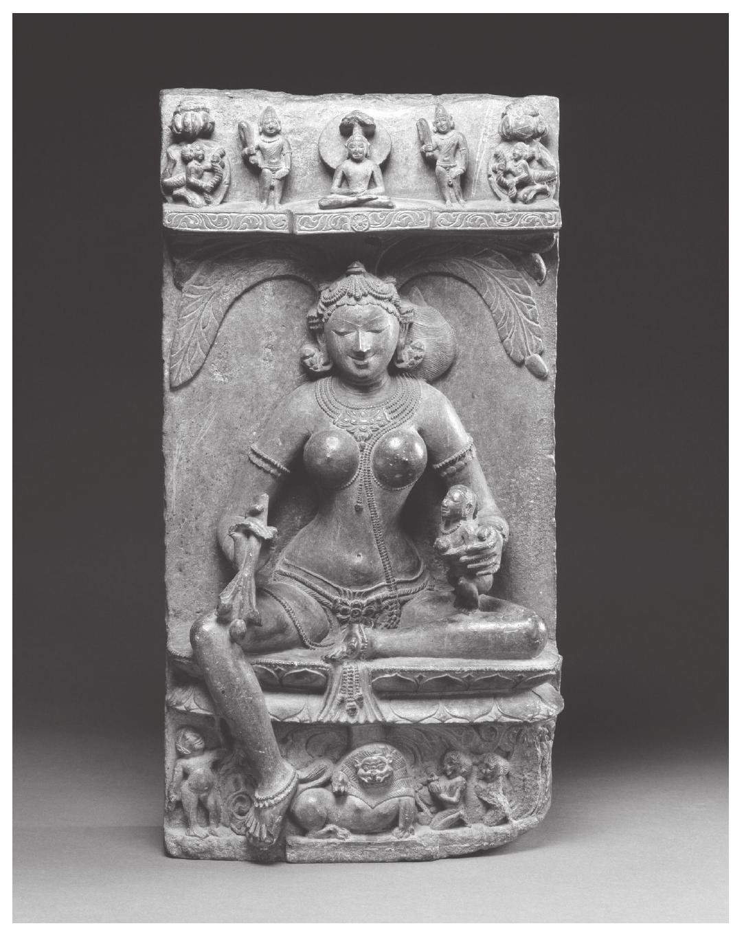 Ambika, gray chlorite, odisha (formerly orissa), circa 12th
