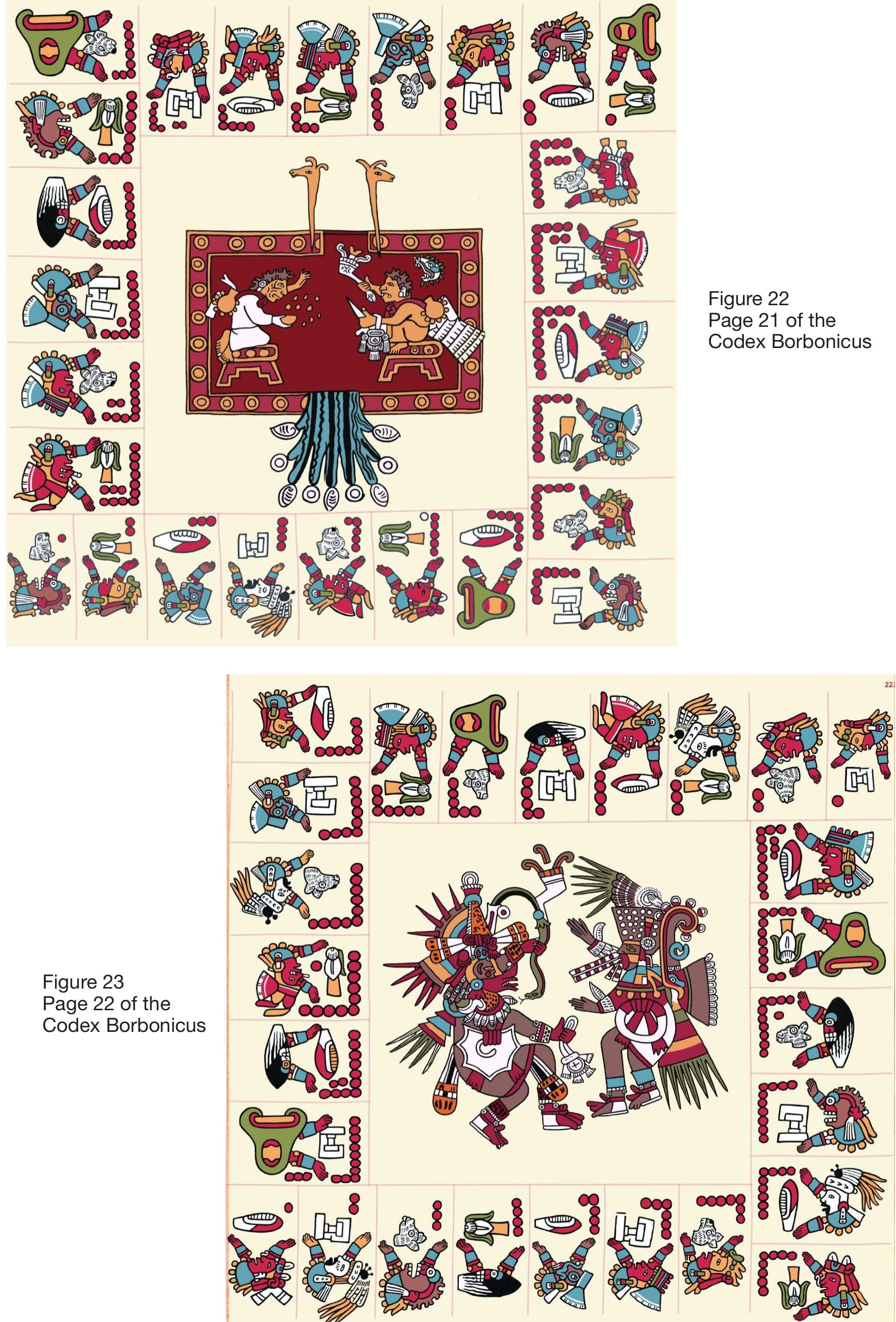 Figure 24 - CODEX BORBONICUS, THE 52 SOLAR YEAR CYCLE