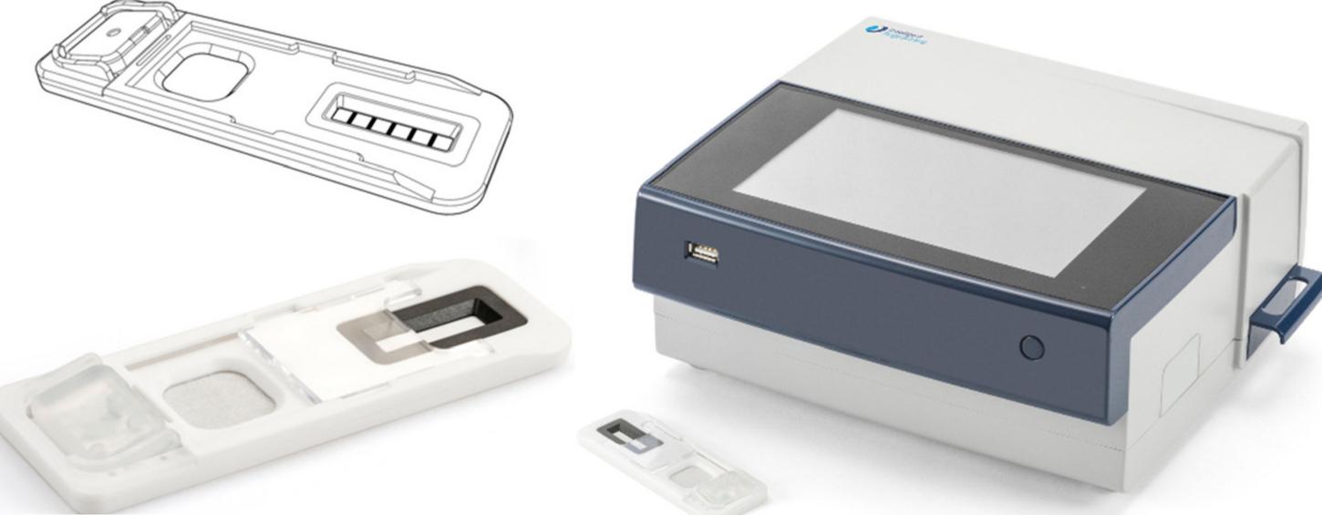 The intelligent fingerprint drug testing device (reproduced