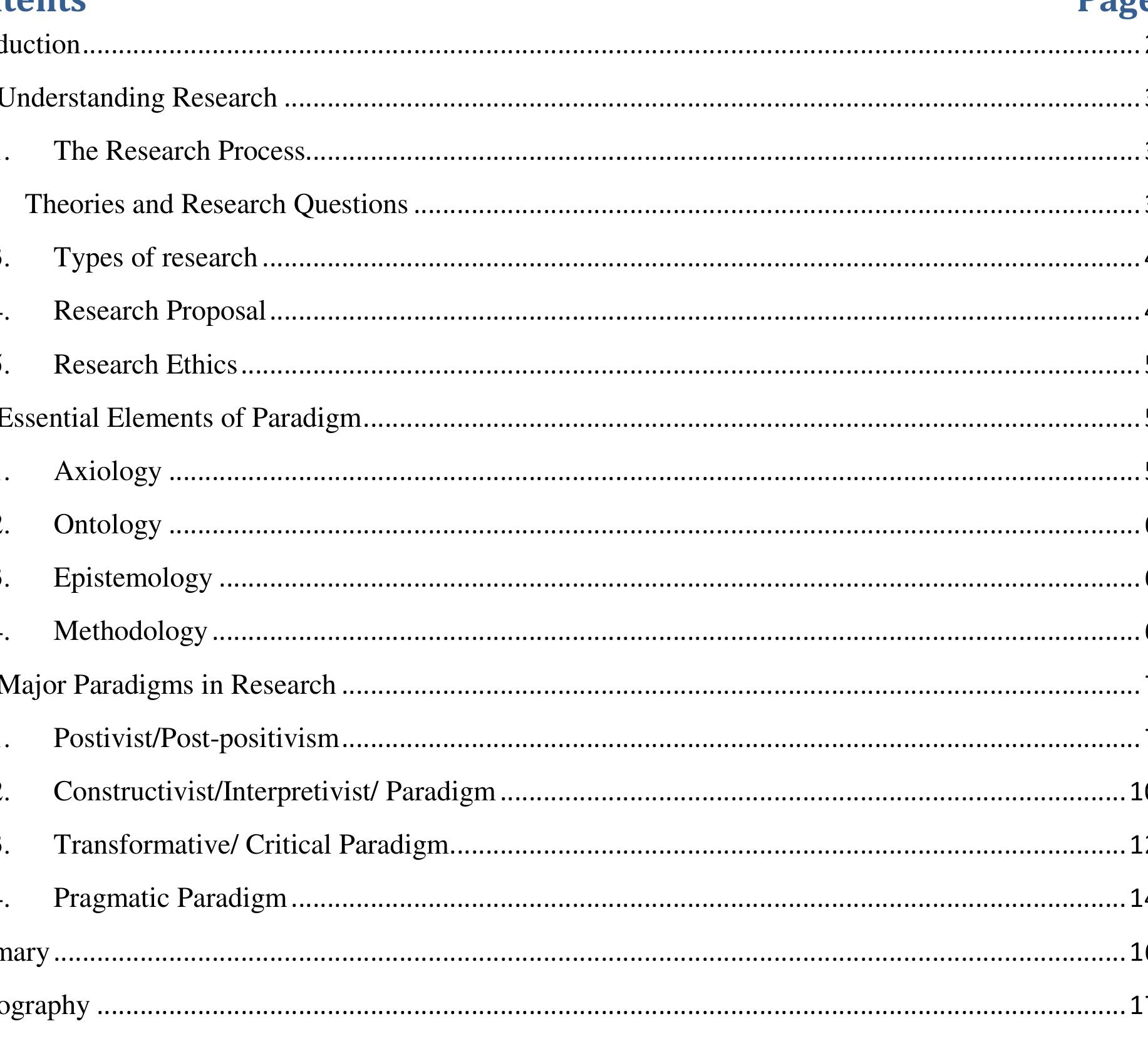 (PDF) Understanding Major Research Paradigms and its Essential Elements