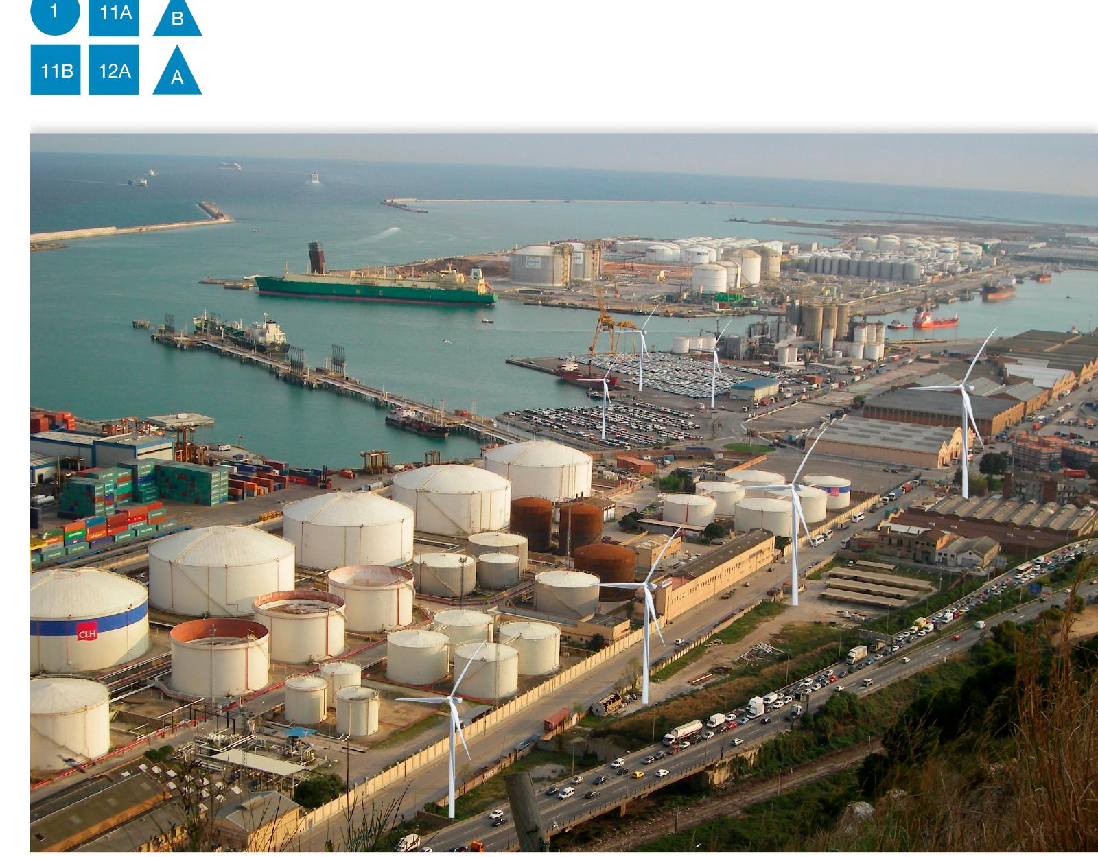 Port infrastructure. example of an installation hypothesis