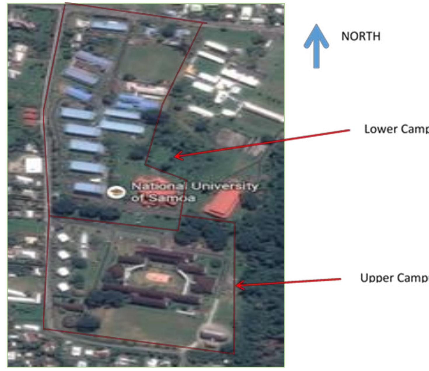 (source: googlemap.com) the national university of samoa