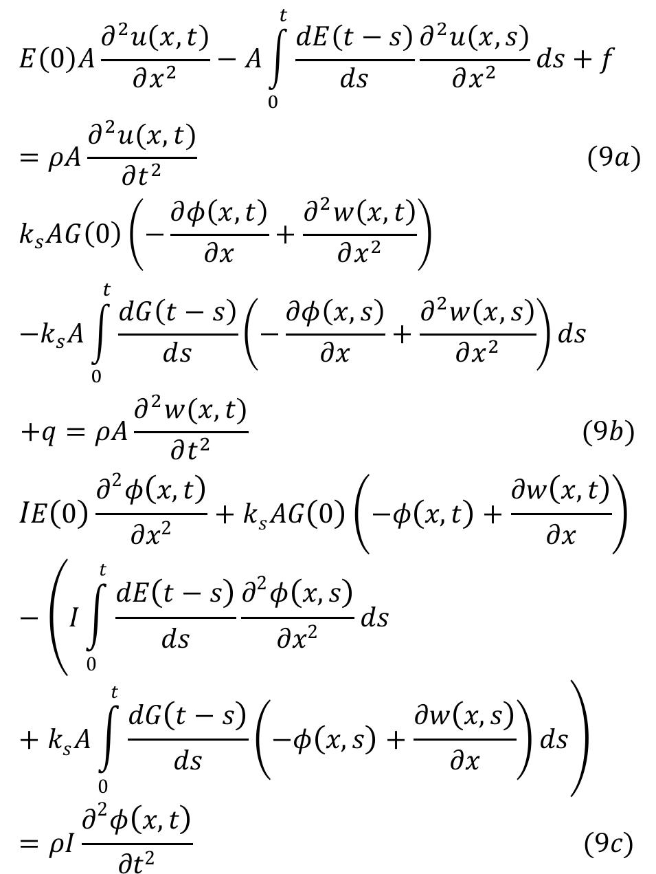 According to tbt, the equation of motion can be >xpressed