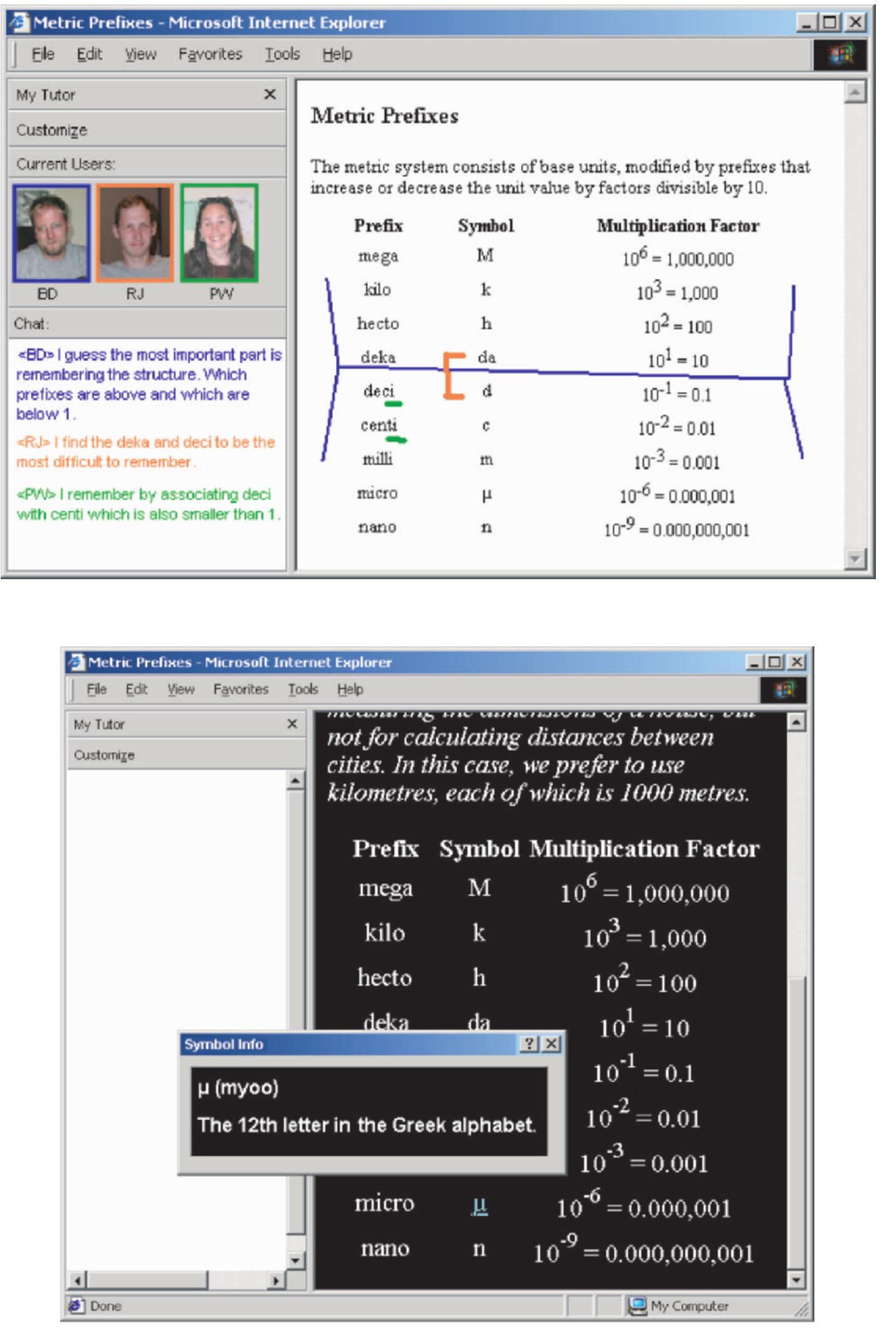 Three methods of teaching metric prefixes according to a