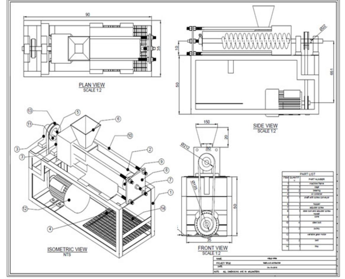 Tiger nut juice extractor the attempt to improve juice
