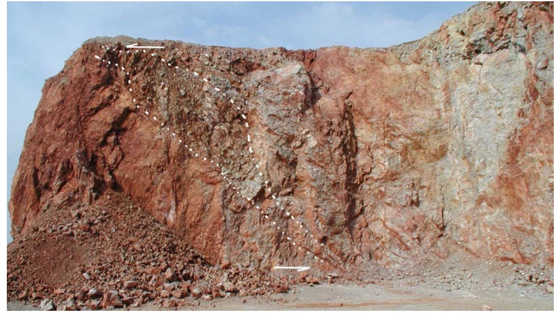 Deformation of simple shear mechanism results in generation